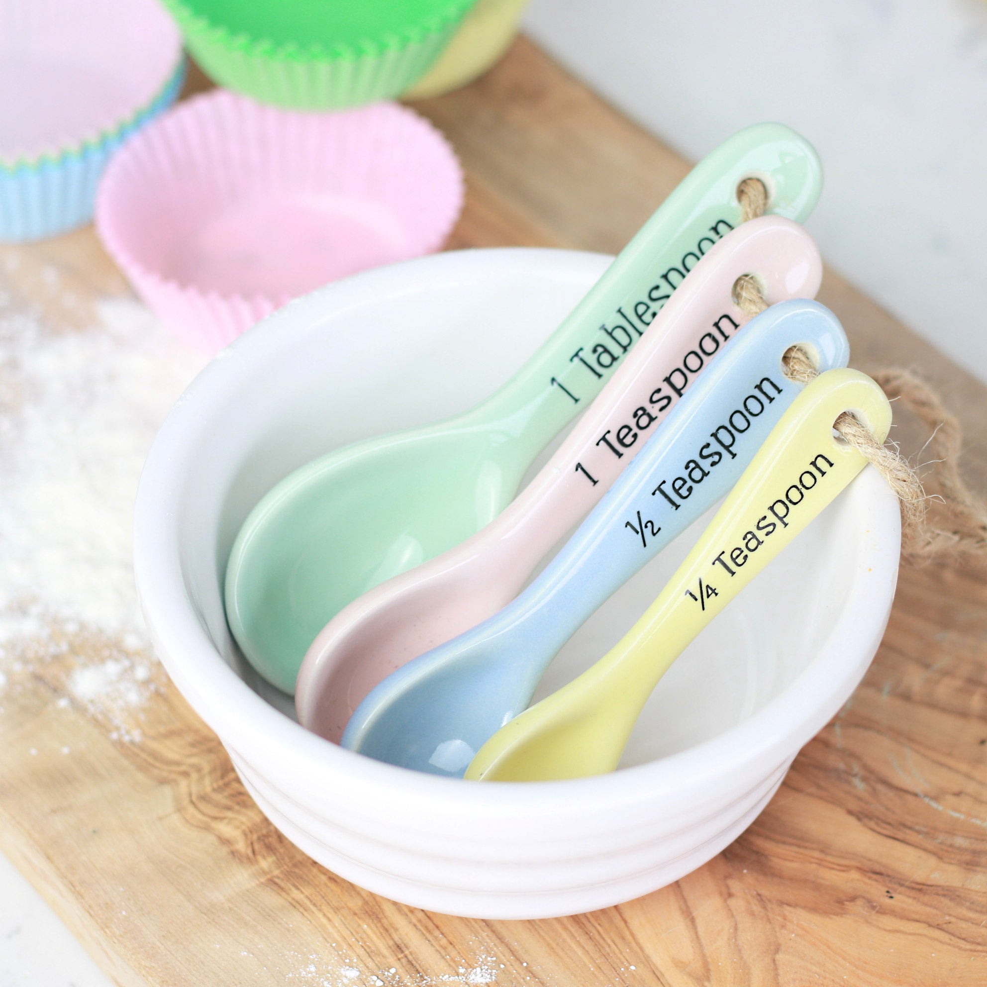 Pastel Measuring Spoons | Kitchen Essentials | Primrose Living UK